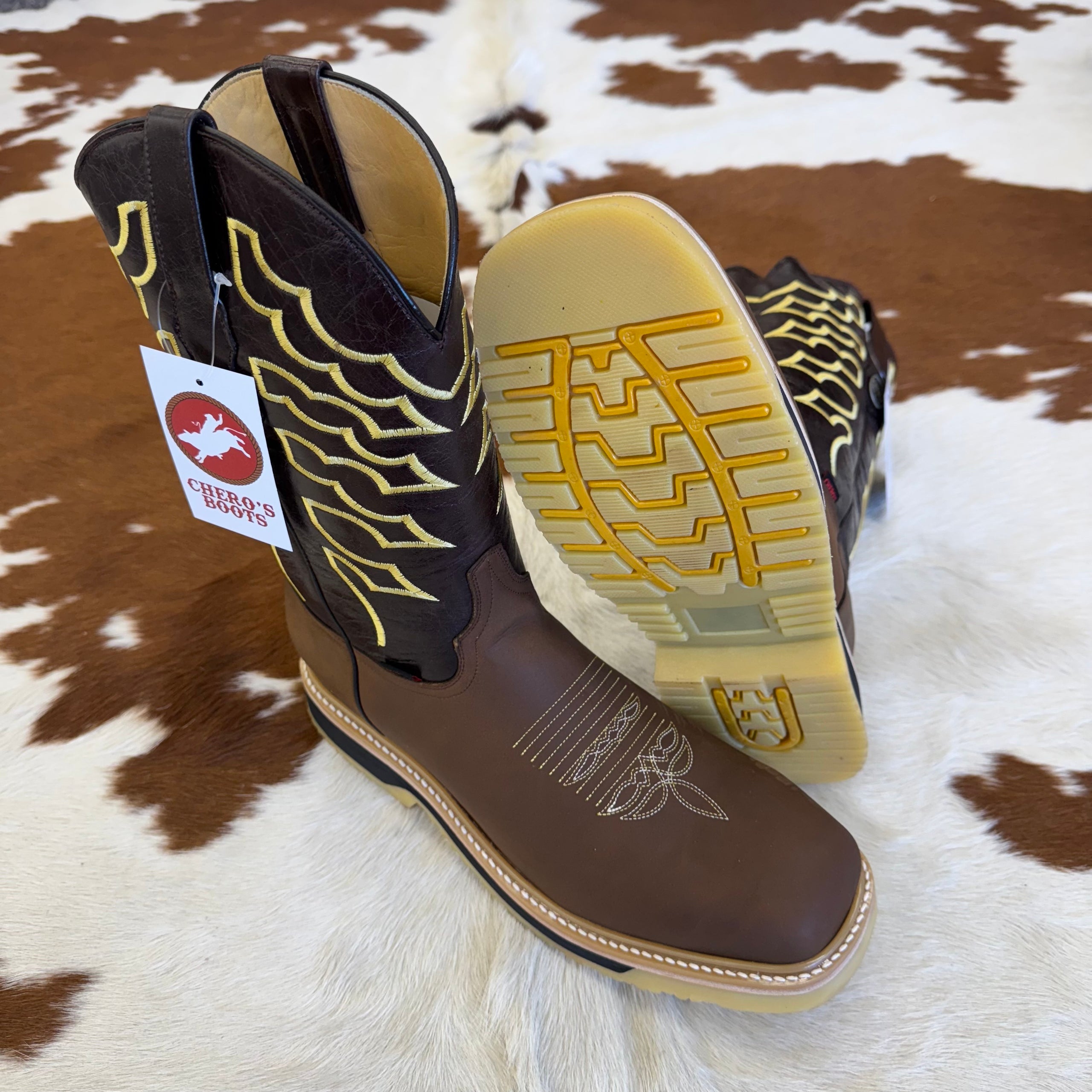 Steel Toe Crazy Brown | Cheros Boots LLC.